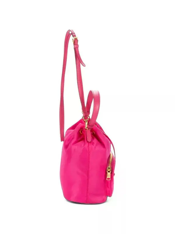 Prada Re-nylon Duet Bucket Bag - Pink