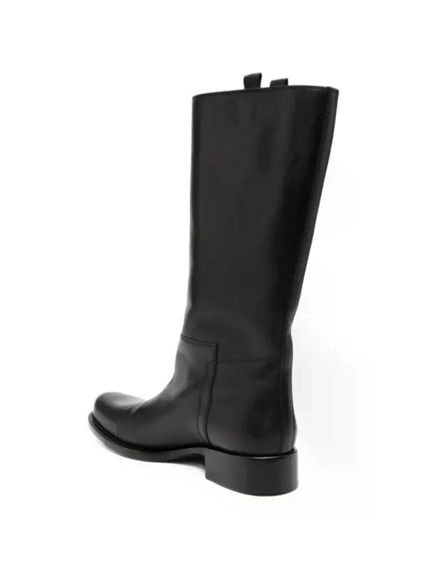 Prada 1990s Almond-toe Knee-high Boots