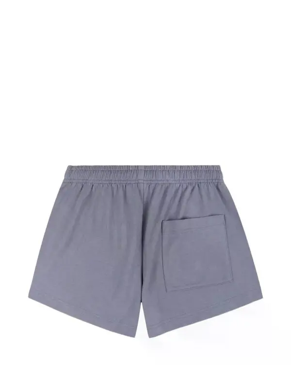 Sporty & Rich Serif Logo Disco Shorts