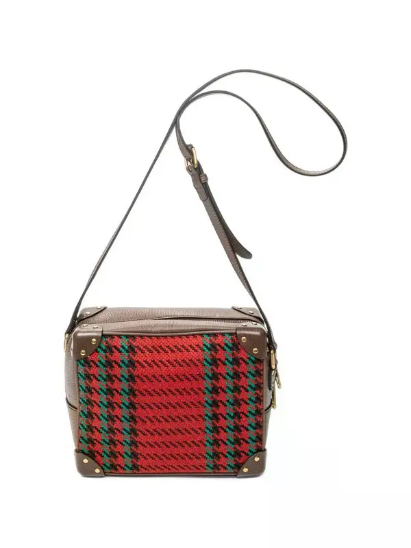 Gucci Houndstooth Gg Shoulder Bag