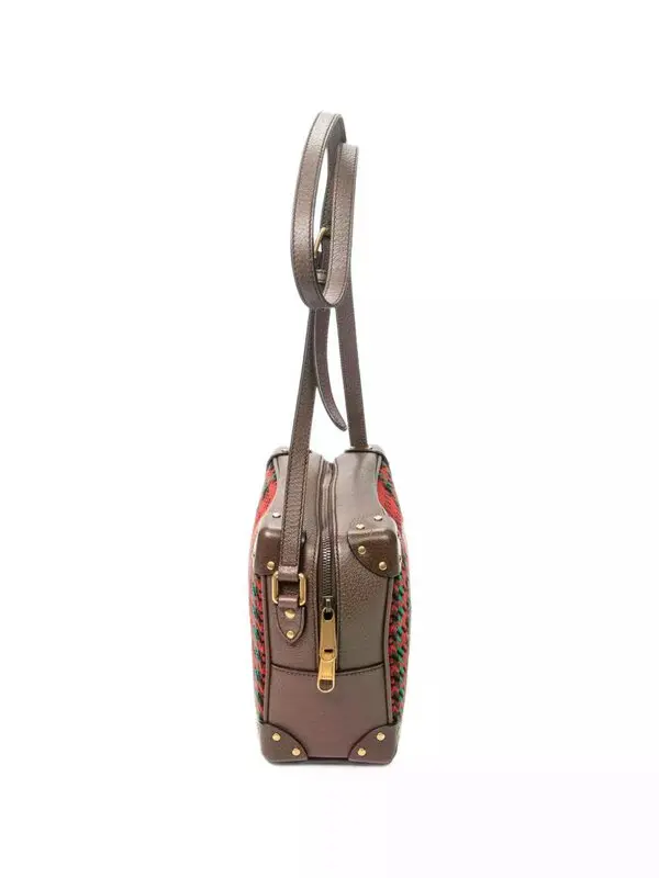 Gucci Houndstooth Gg Shoulder Bag