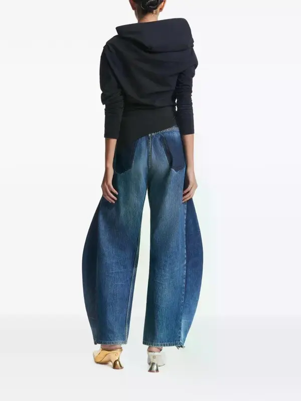 A.W.A.K.E. Mode Asymmetric Draped-neck Top