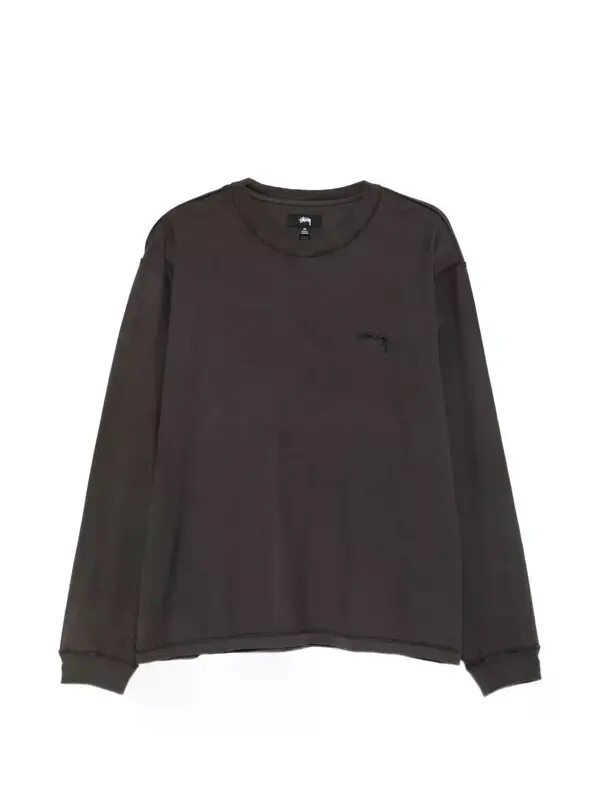 StÜssy Logo-embroidered Long-sleeve T-shirt