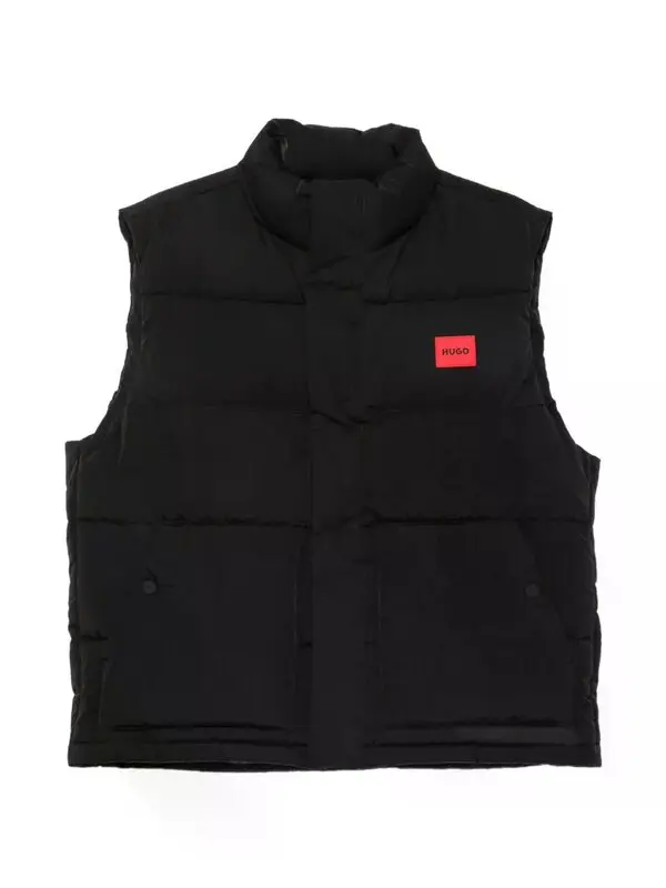 Hugo Quilted Logo-patch Gilet