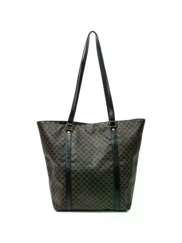 Celine Shopping Logo-patch Shoulder Bag