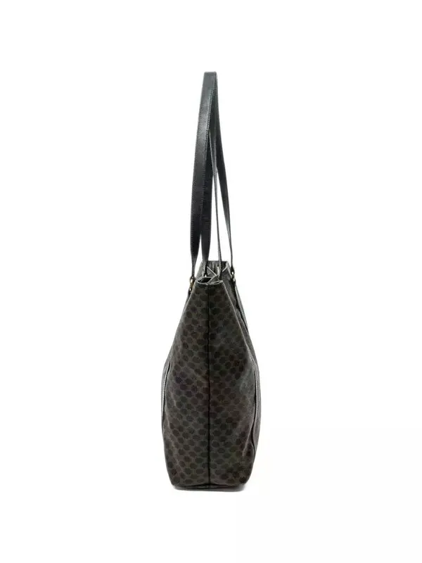 Celine Shopping Logo-patch Shoulder Bag