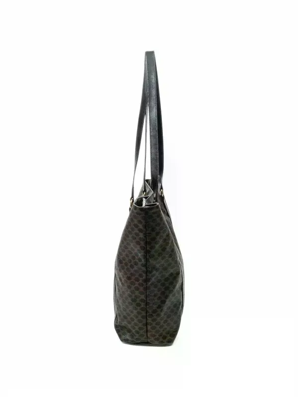 Celine Shopping Logo-patch Shoulder Bag