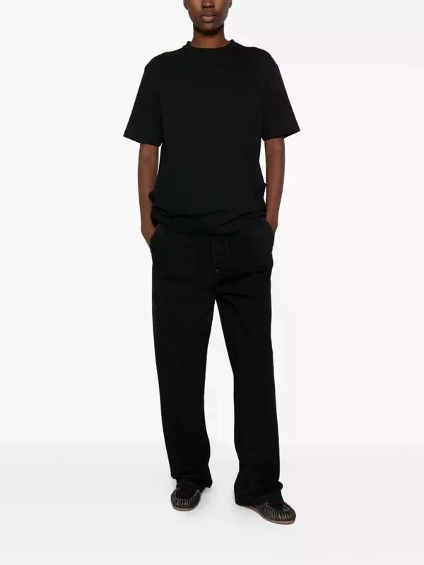 Deus Ex Machina Contrast-stitch Straight-leg Trousers