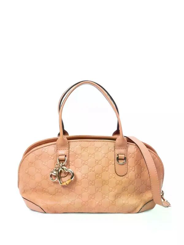 Gucci Heart Bit Guccissima Tote Bag - Neutrals