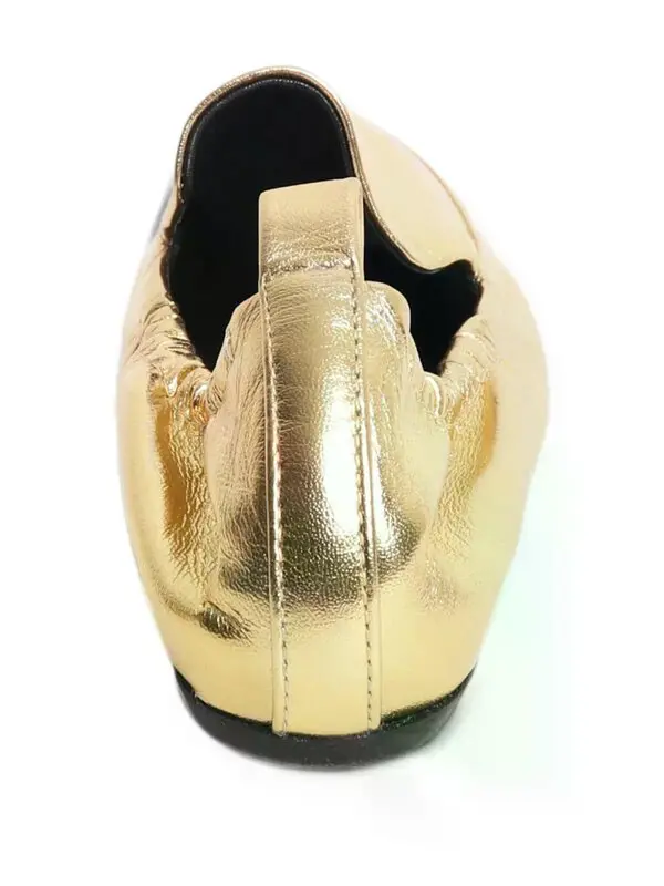 LANVIN Metallic Elasticated Loafers