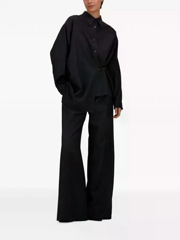 Herno Asymmetric-cut Wool-blend Shirt