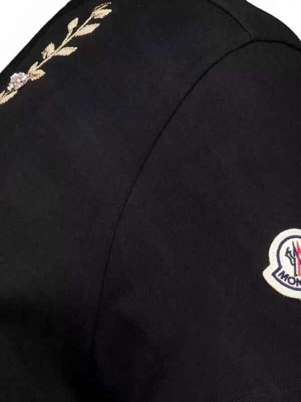 Moncler Embroidered-logo T-shirt