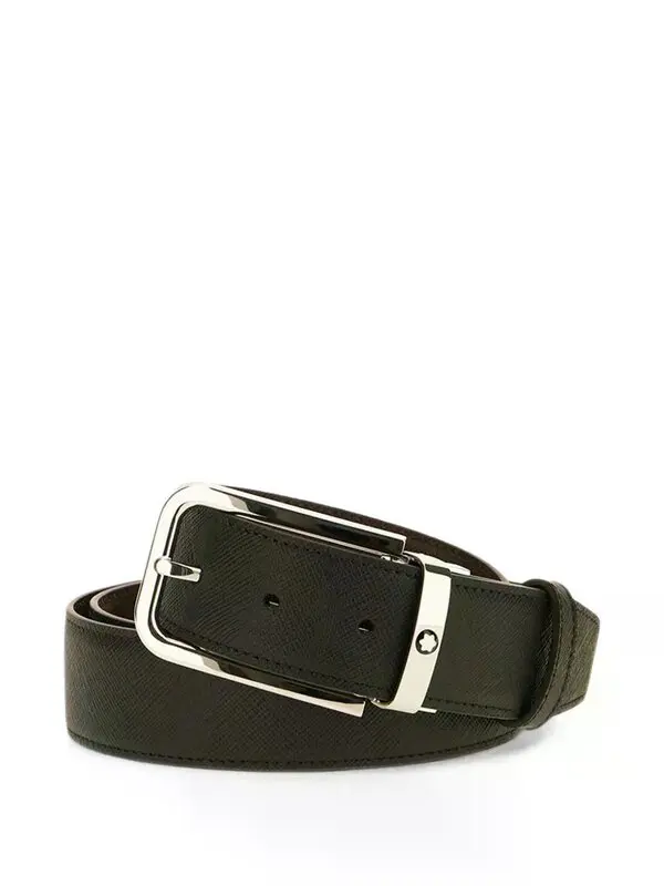 Montblanc Reversible Sartorial Leather Belt - Black