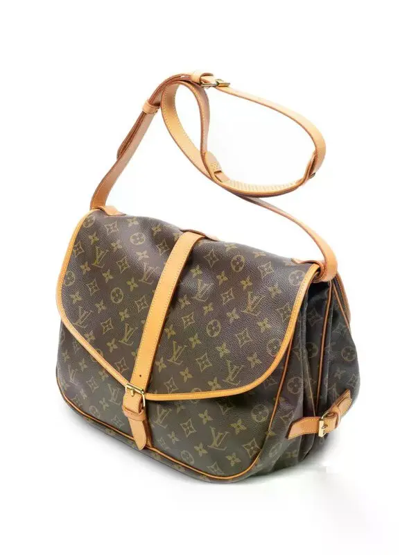 LOUIS VUITTON Saumur Gm Shoulder Bag - Brown