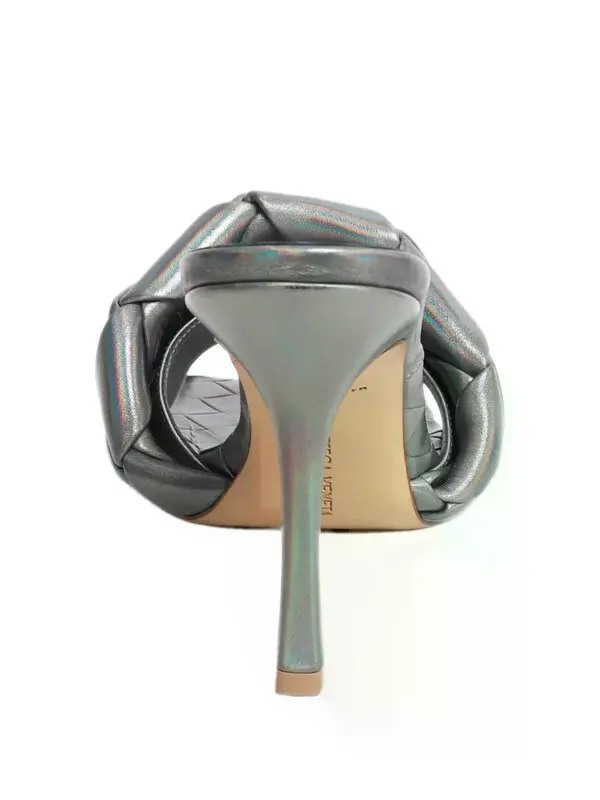 Bottega Veneta Holographic Intrecciato Sandals