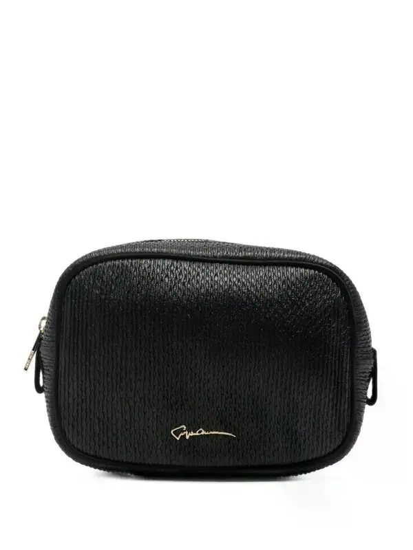 Giorgio Armani 1990s Logo-lettering Make-up Bag