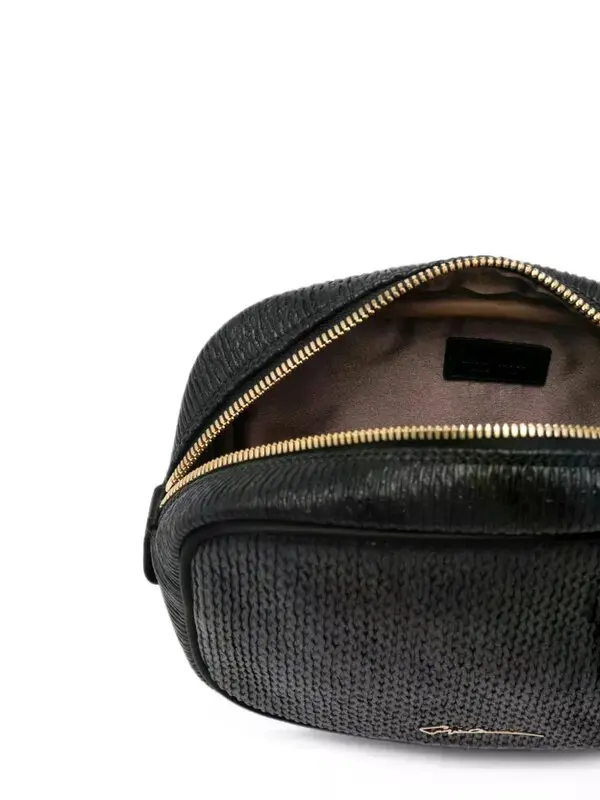 Giorgio Armani 1990s Logo-lettering Make-up Bag