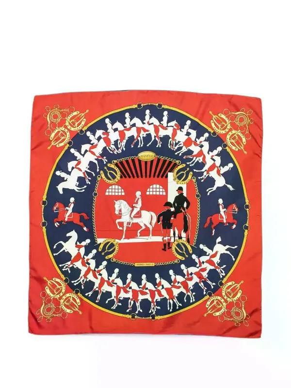 Hermès Manège Scarf - Red