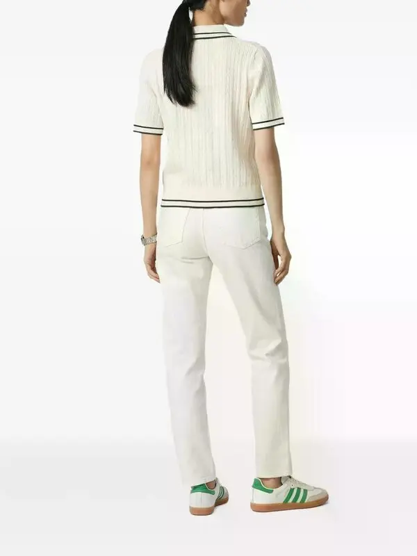 Sporty & Rich Cable-knit Polo Shirt