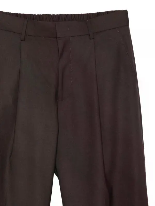 Nn07 Pleated Elasticated-waistband Trousers