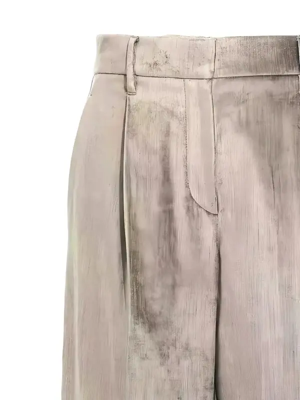 Brunello Cucinelli Pleated Wide-leg Trousers