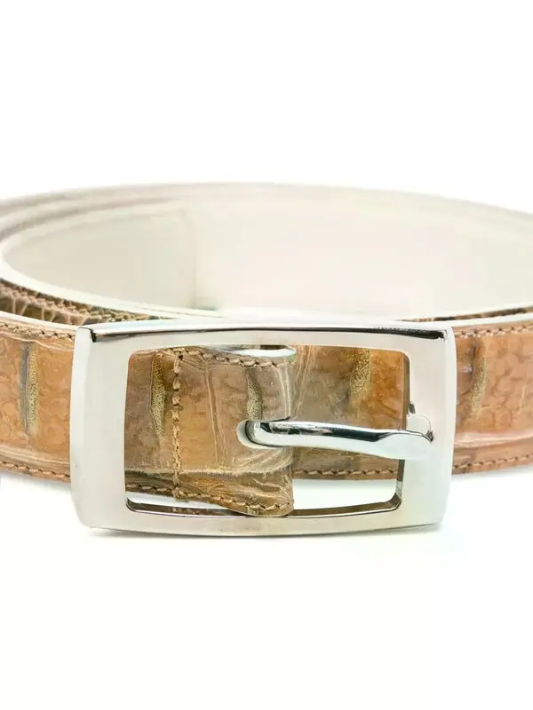 Dolce & Gabbana 2000s Crocodile-effect Belt