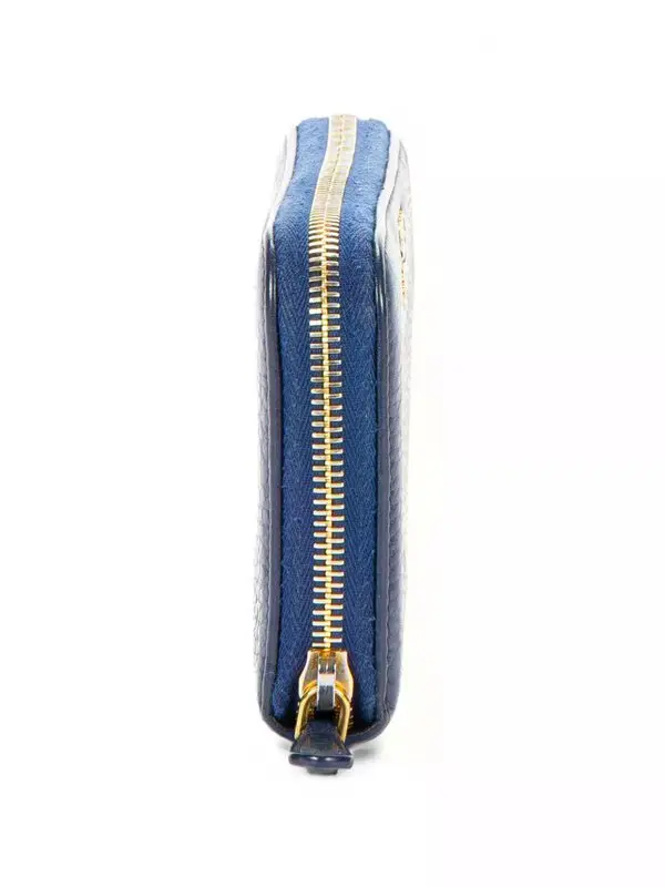 Prada Zip-around Grained Wallet