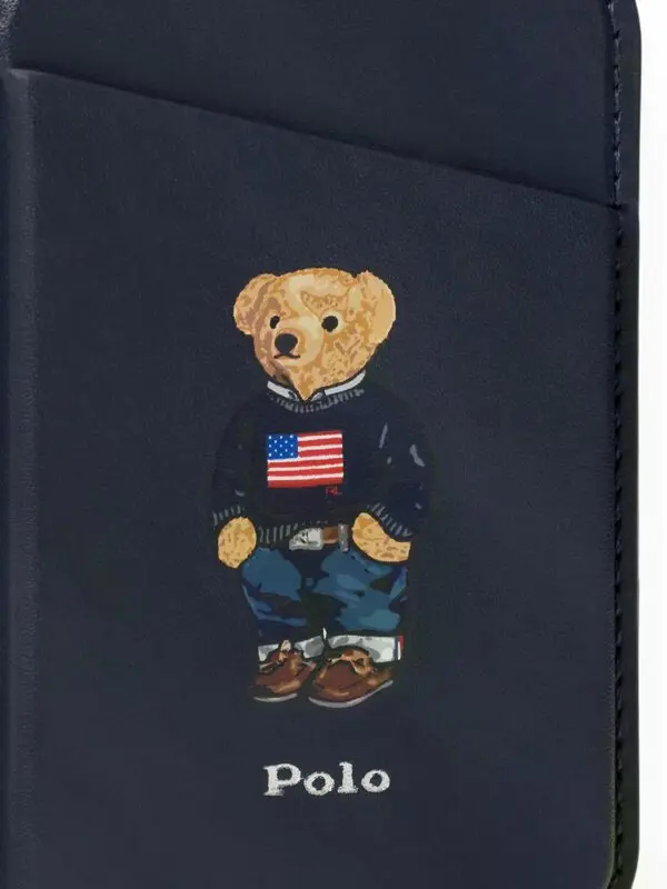 Polo Ralph Lauren Polo Bear Leather Cardholder