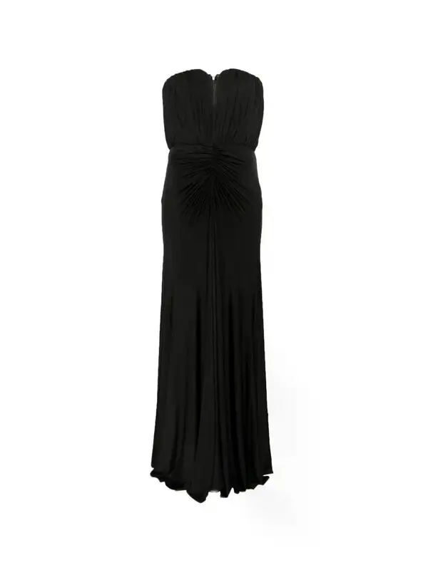 SELF-PORTRAIT Jersey Bandeau Maxi Dress