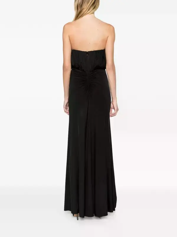 SELF-PORTRAIT Jersey Bandeau Maxi Dress