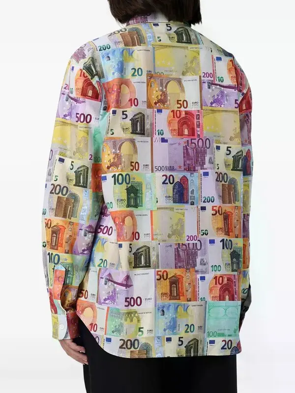 Moschino Banknote-print Buttoned Shirt
