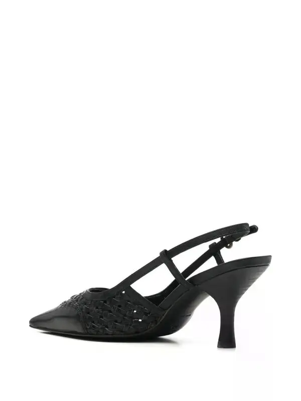 Miu Miu 2000s Woven Slingback Pumps