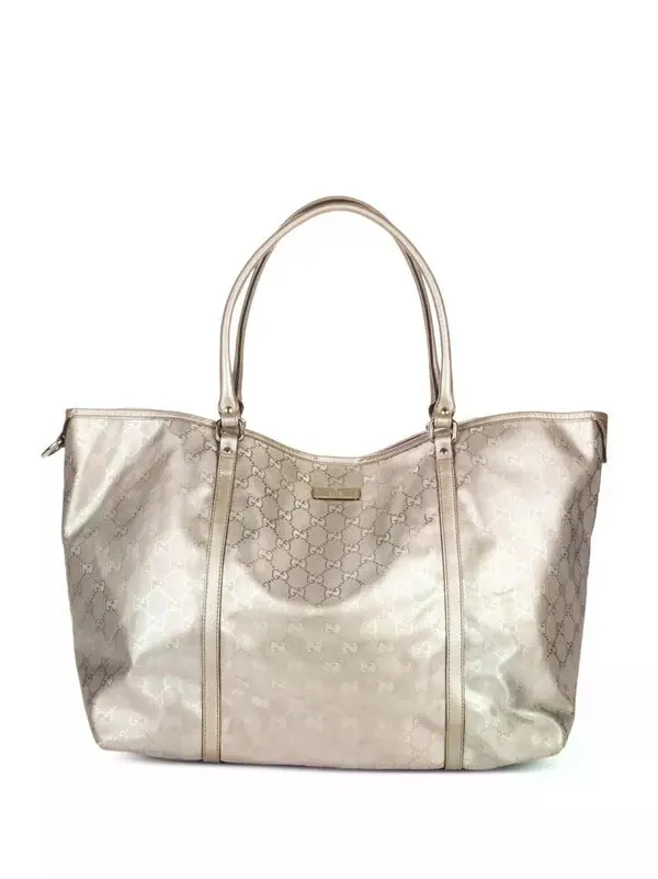 Gucci Guccissima Shoulder Bag - Grey