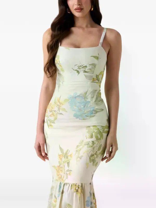 Guess Linen-blend Dress - Neutrals