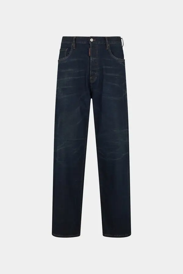 Dsquared2 Icon Black Dusty Wash Eros Jeans - Blue