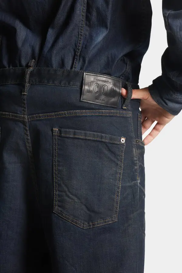 Dsquared2 Icon Black Dusty Wash Eros Jeans