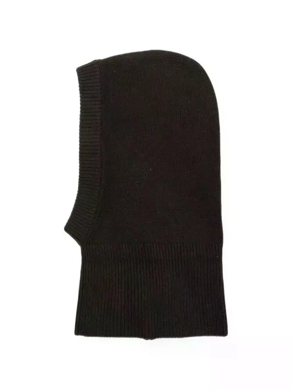 Almada Label Bette Ribbed-knit Balaclava - Brown