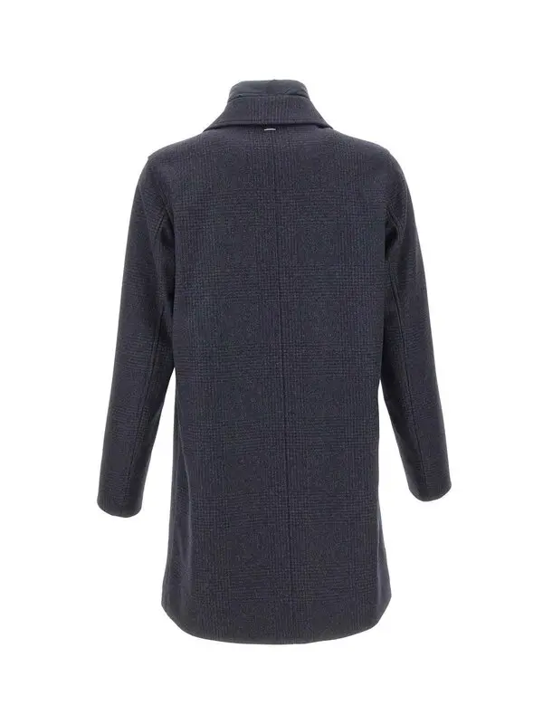 Herno Checked Bib-insert Coat