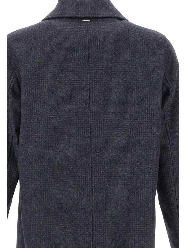 Herno Checked Bib-insert Coat