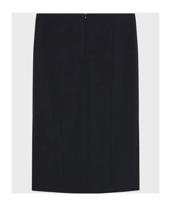 Blumarine Embroidered-slit Midi Skirt