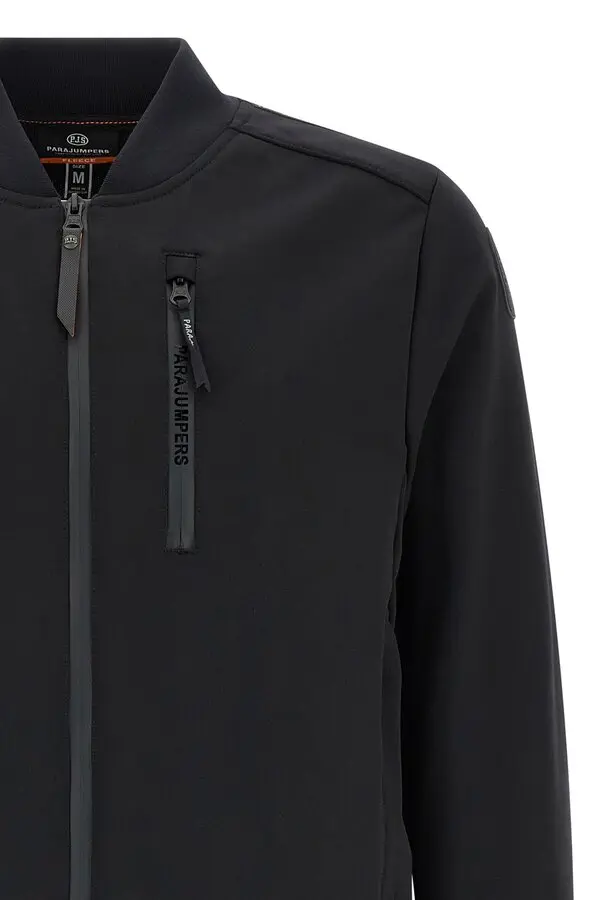 PARAJUMPERS Mckay Zip-front Logo-patch Sweatshirt