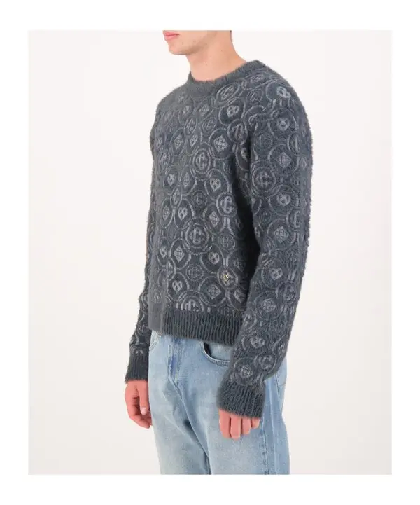 Casablanca Monogram Crew-neck Sweater