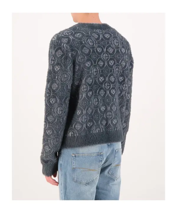 Casablanca Monogram Crew-neck Sweater