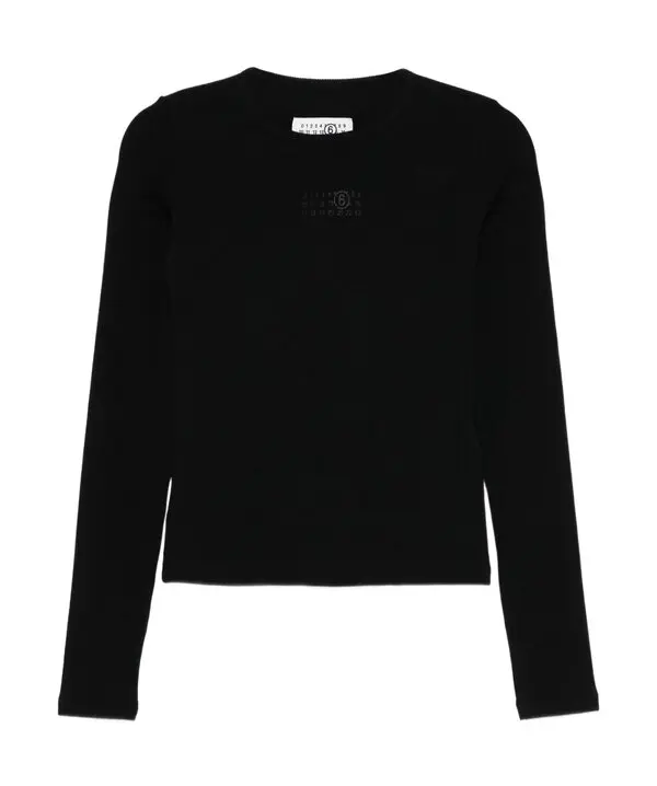 MAISON MARGIELA Crewneck Top - Black
