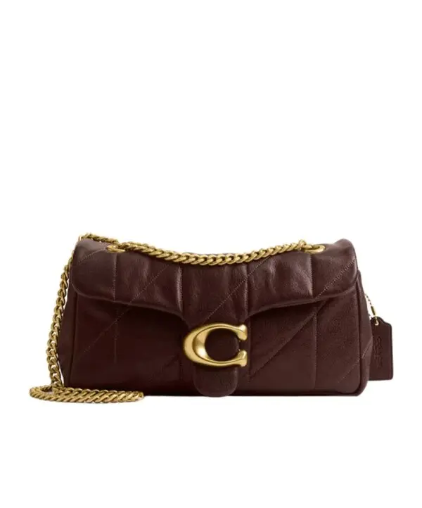 COACH Tabby 26 Quilted Shoulder Bag - Brass/maple