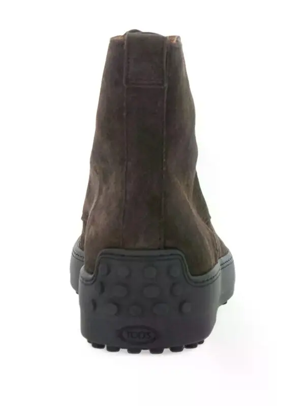 TOD'S Lace-up Suede Boots