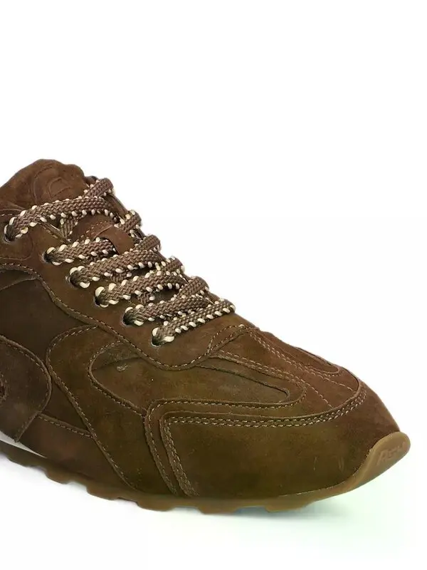 Ash Kasar Fur Leather Low-top Sneakers