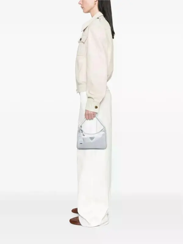 Prada 2013-2026 Mini Tessuto Re Edition 2000 Shoulder Bag - Grey