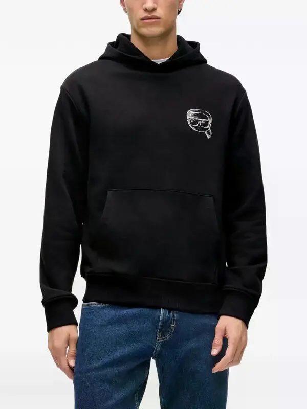 Karl Lagerfeld Ikon Sketch Hoodie