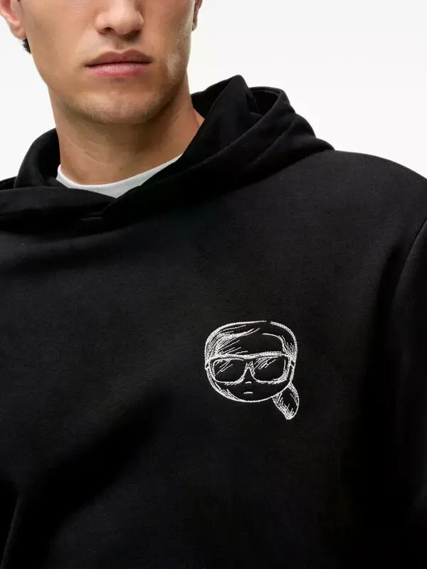 Karl Lagerfeld Ikon Sketch Hoodie